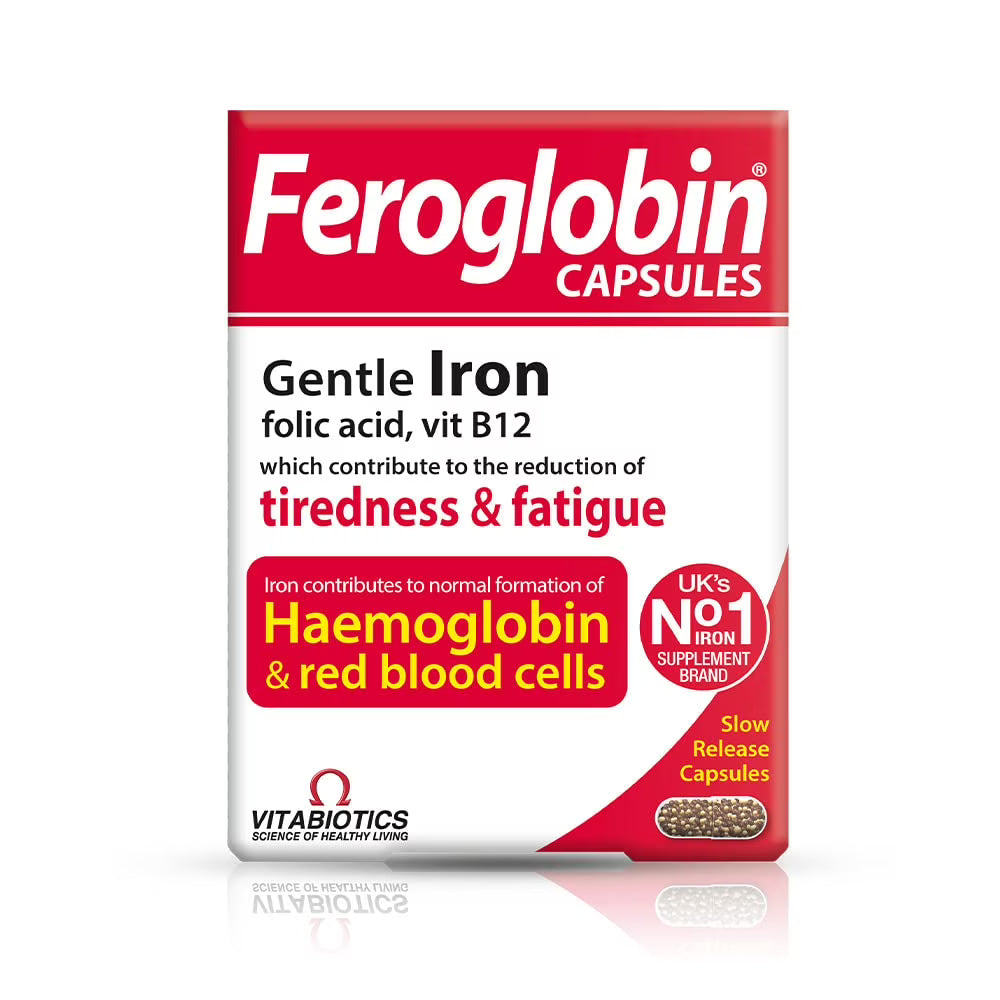 Feroglobin Vitabiotics Organic Vitamin and Mineral Capsules 30 Capsule ...